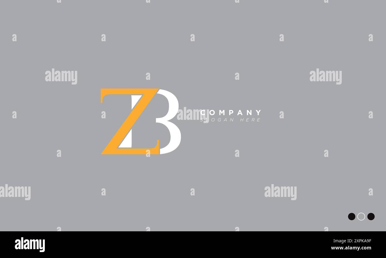 ZB Alphabet letters Initials Monogram logo Stock Vector Image & Art - Alamy