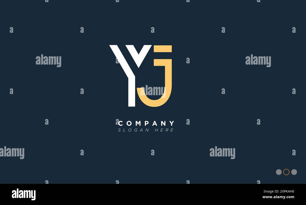 YJ Alphabet letters Initials Monogram logo Stock Vector Image & Art - Alamy