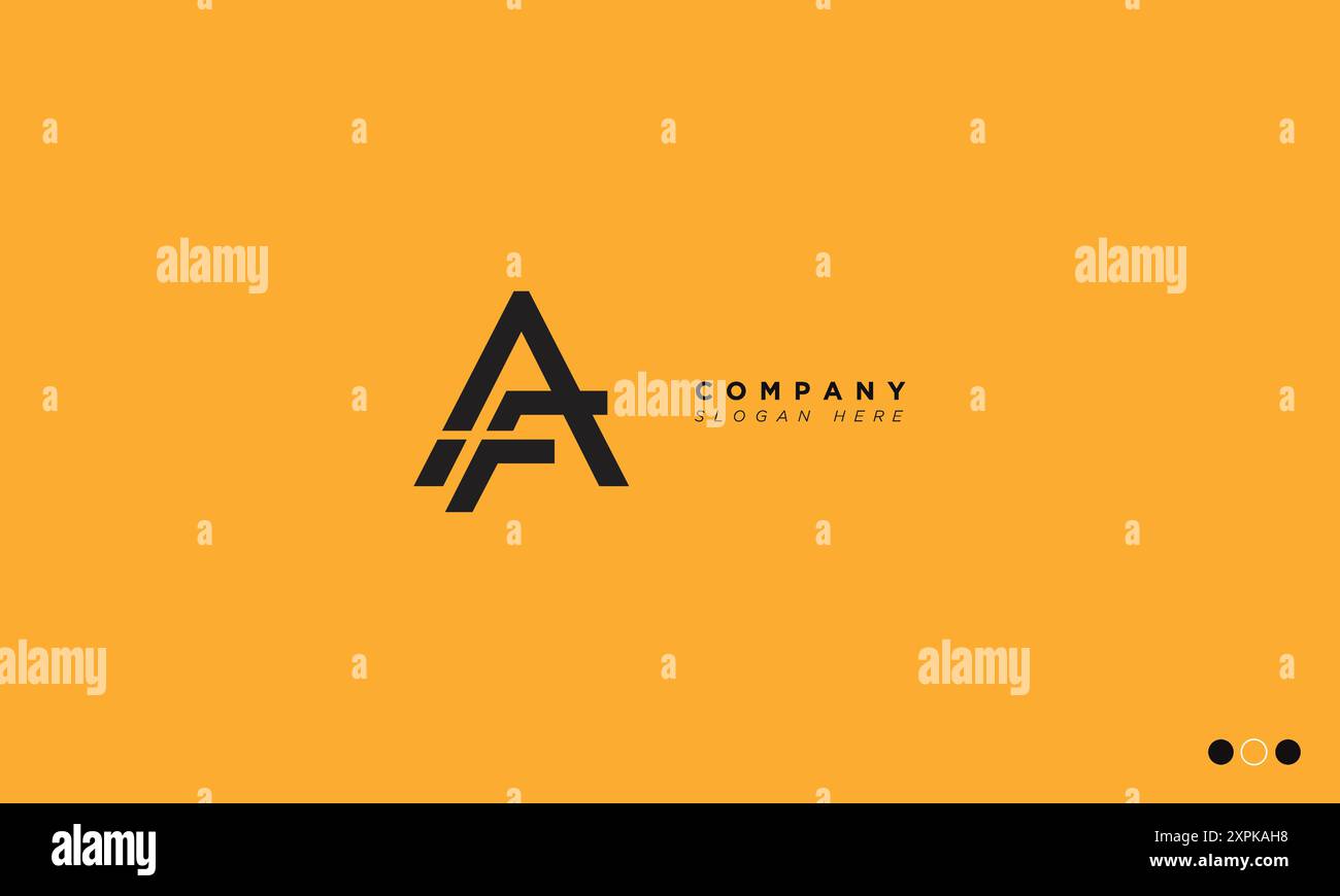 AF Alphabet letters Initials Monogram logo Stock Vector Image & Art - Alamy