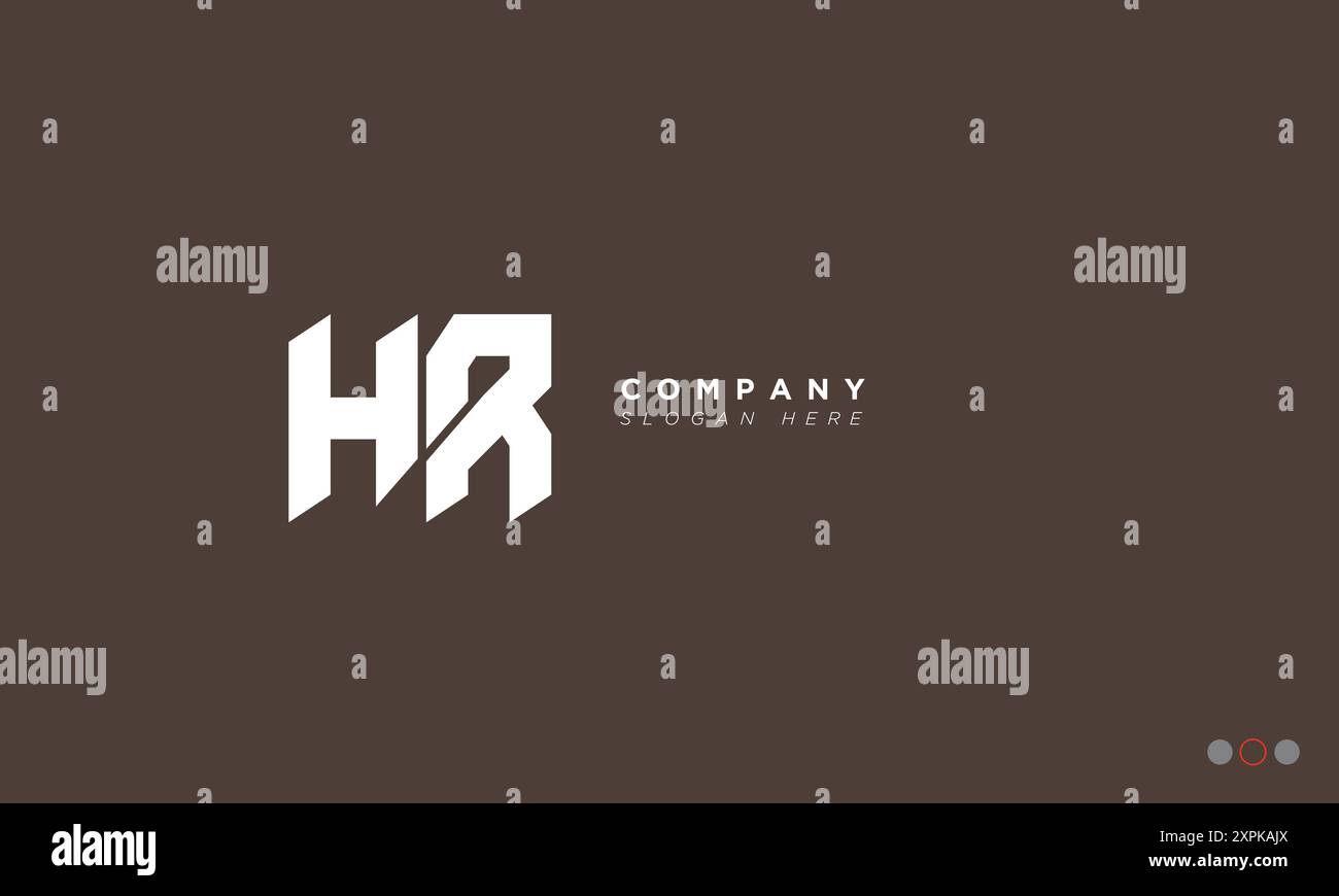 HR Alphabet letters Initials Monogram logo Stock Vector Image & Art - Alamy