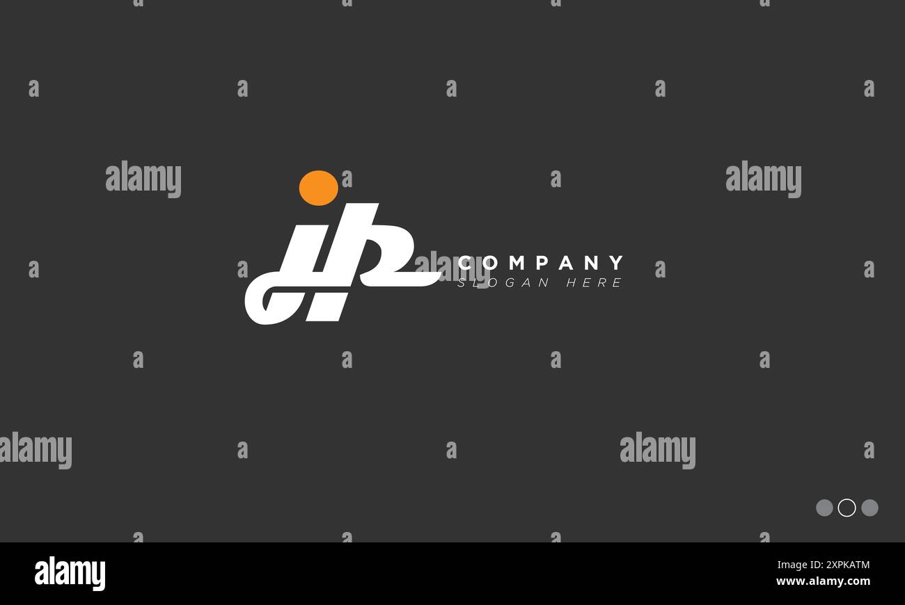 Jp initials logo hi-res stock photography and images - Alamy