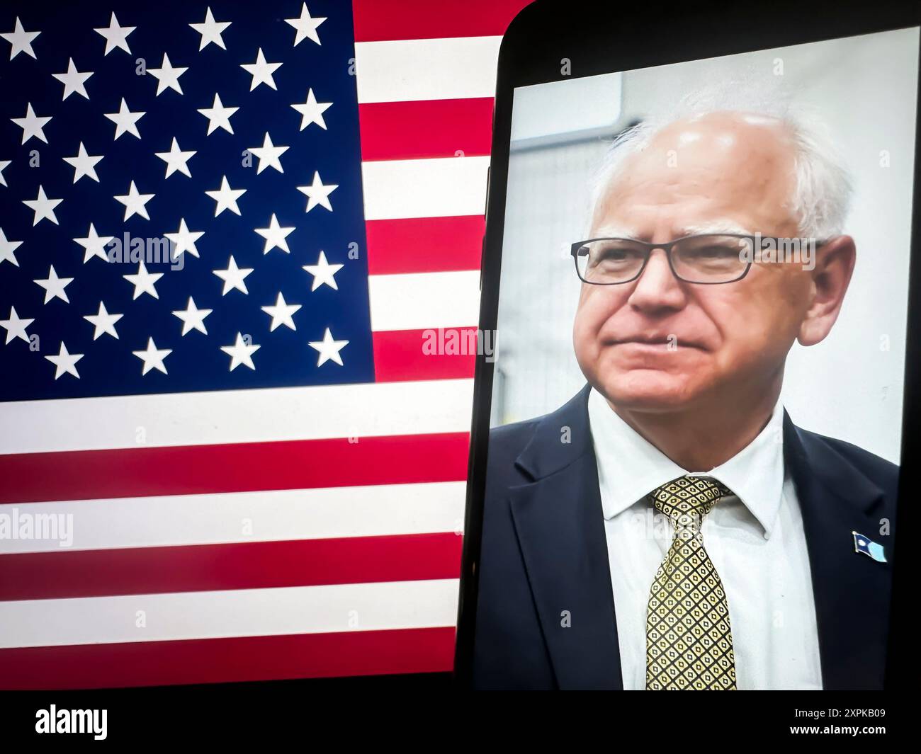 August 6, 2024: A photo illustration depicting a an official Minnesota ...