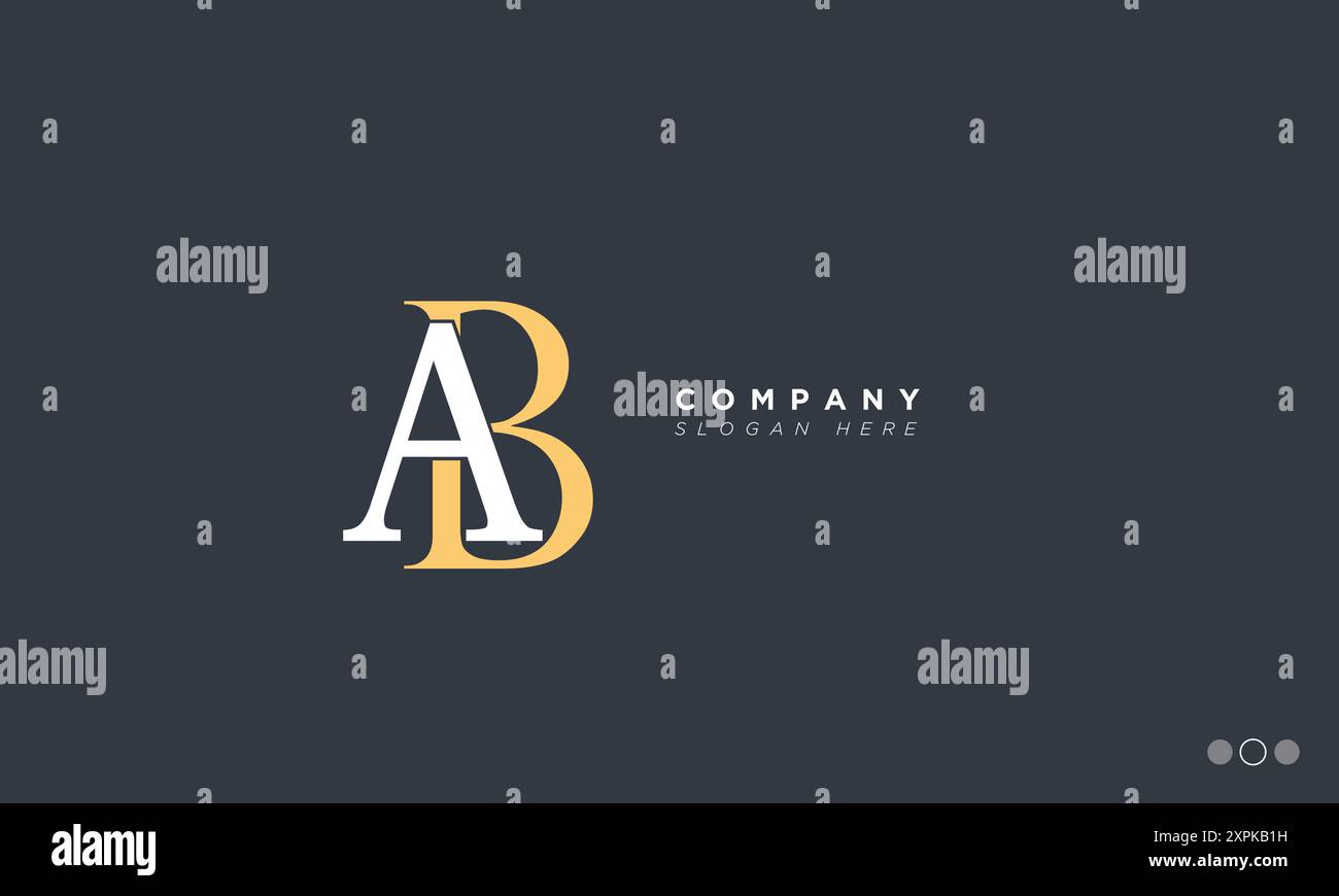 AB Alphabet letters Initials Monogram logo Stock Vector Image & Art - Alamy