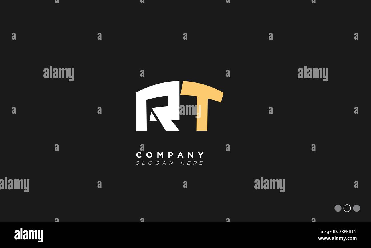 Rt initials logo hi-res stock photography and images - Alamy