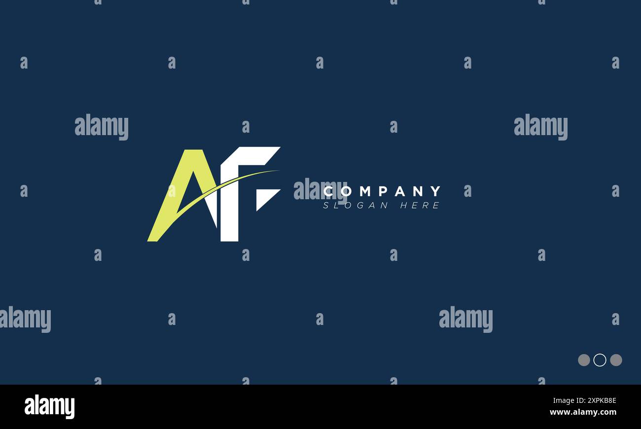 AF Alphabet letters Initials Monogram logo Stock Vector Image & Art - Alamy