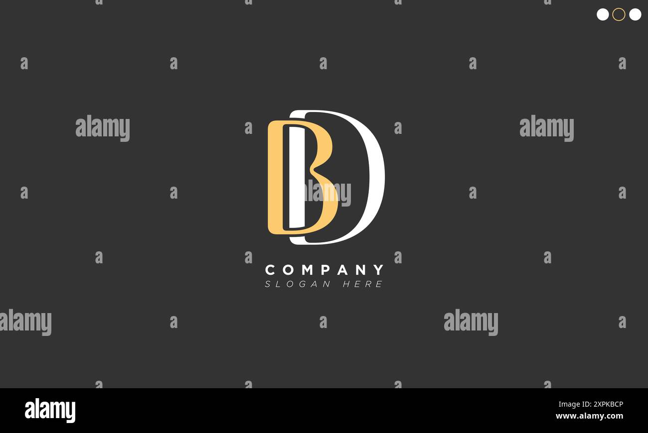 Bd initials logo Stock Vector Images - Alamy