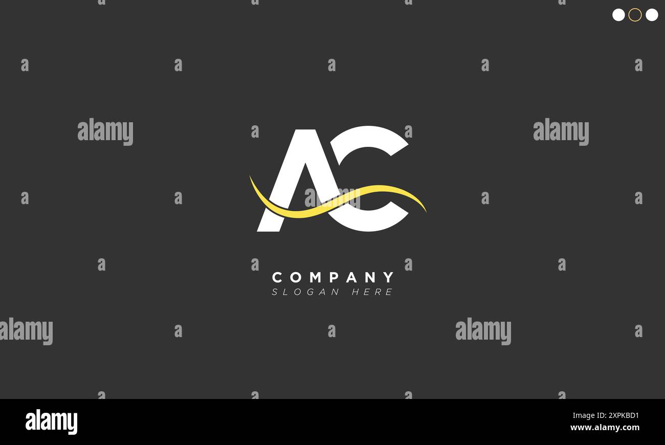 AC Alphabet letters Initials Monogram logo Stock Vector Image & Art - Alamy