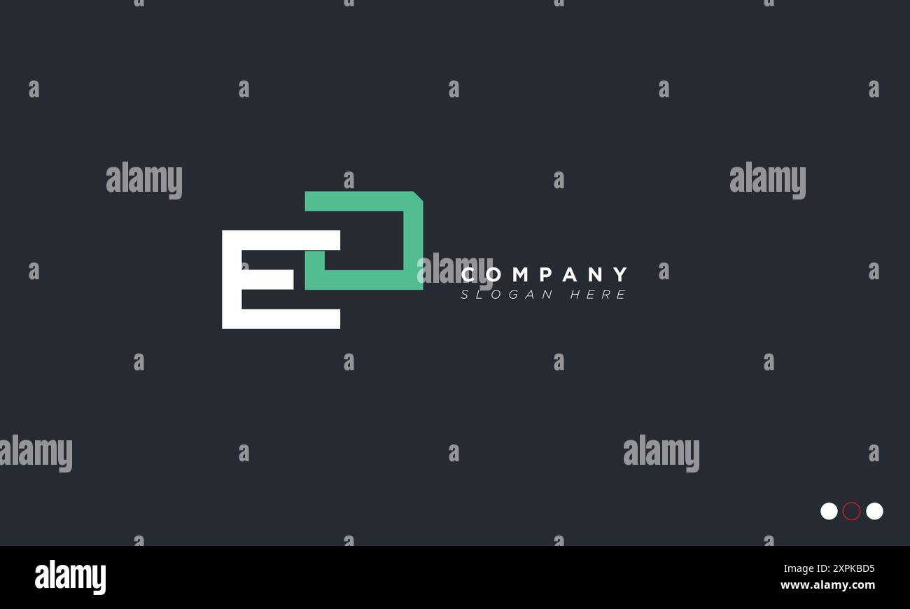 Ed font Stock Vector Images - Alamy