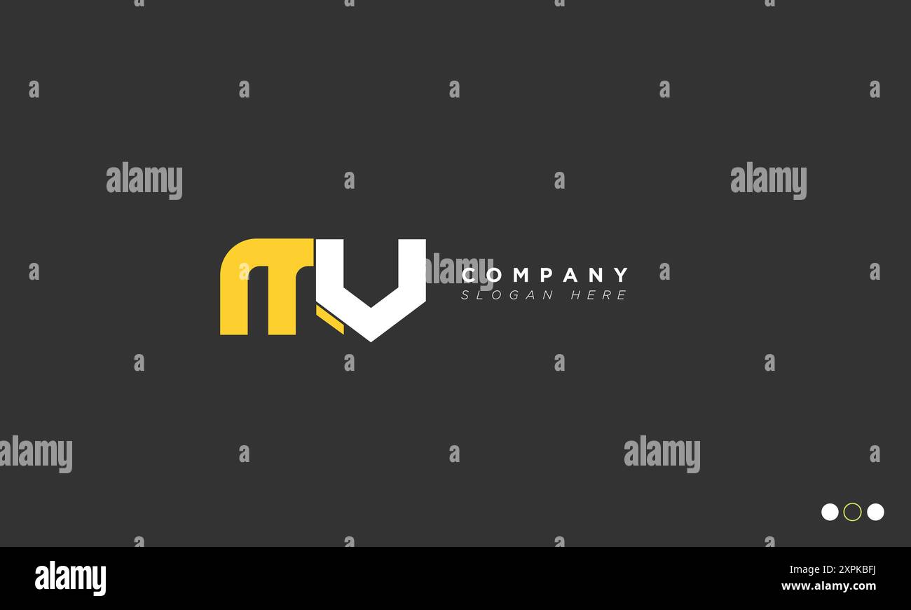 MV Alphabet letters Initials Monogram logo Stock Vector Image & Art - Alamy