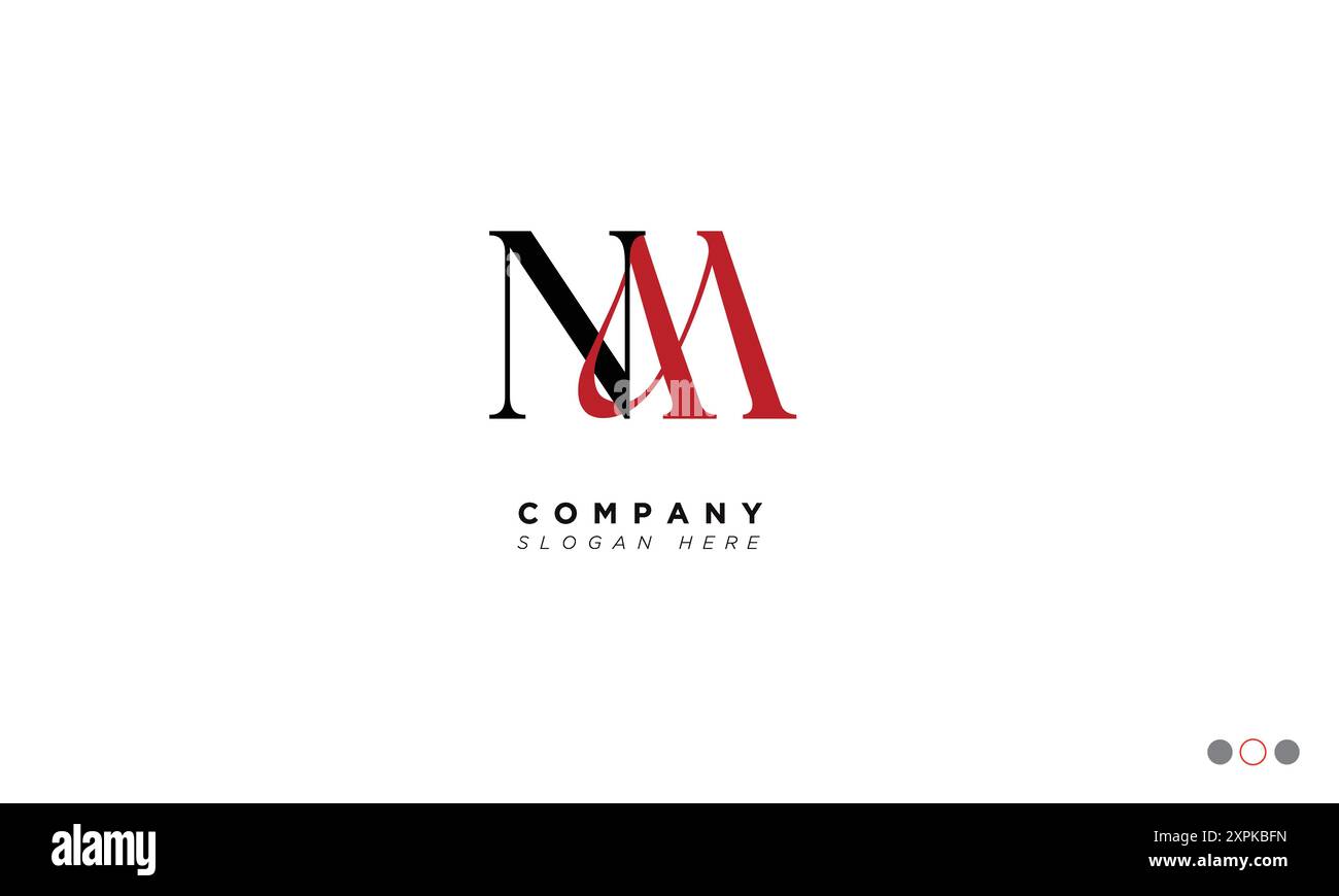 NM Alphabet letters Initials Monogram logo Stock Vector Image & Art - Alamy