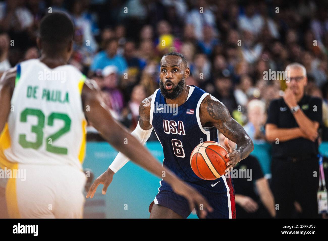 Lebron james usa olympics 2024 hi-res stock photography and images - Alamy