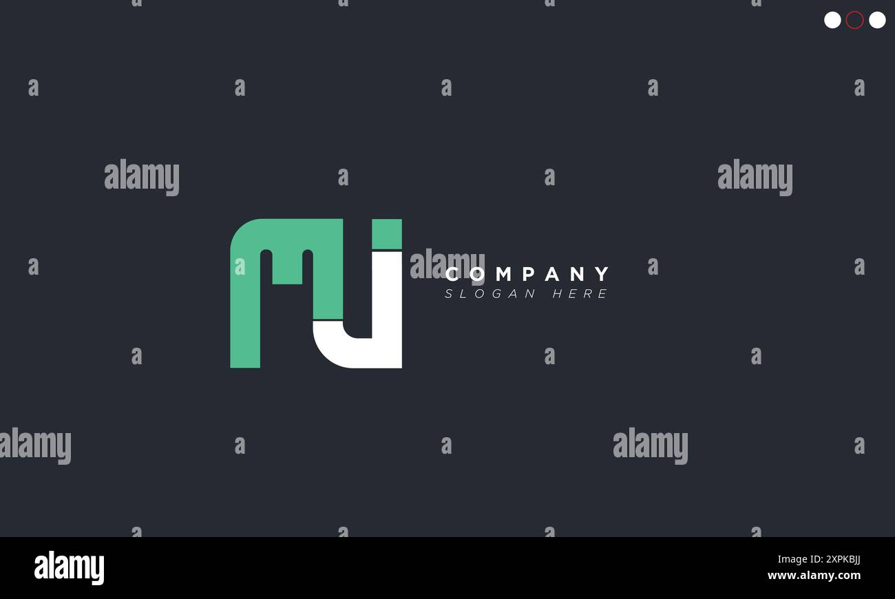 MJ Alphabet letters Initials Monogram logo Stock Vector Image & Art - Alamy