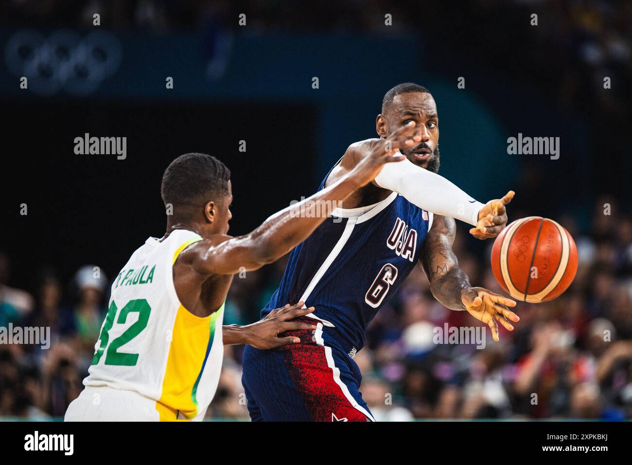 Lebron james usa olympics 2024 hi-res stock photography and images - Alamy