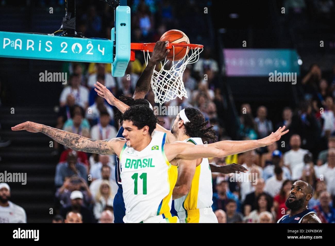 PARIS, IF - 06.08.2024: BRAZIL X USA MEN'S BASKETBALL - Basketball ...
