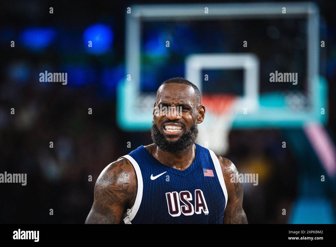 Lebron james usa olympics 2024 hi-res stock photography and images - Alamy