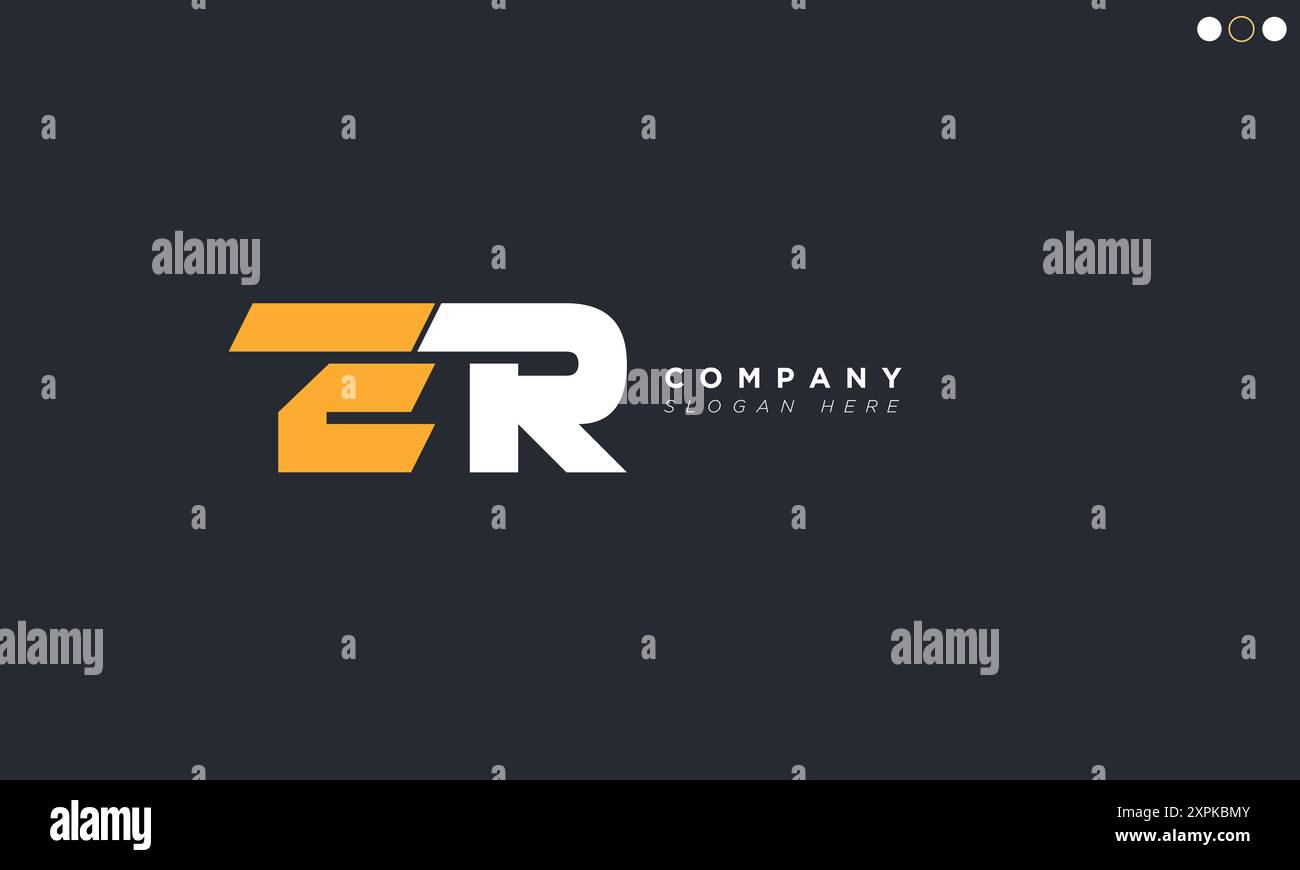 ER Alphabet letters Initials Monogram logo Stock Vector Image & Art - Alamy