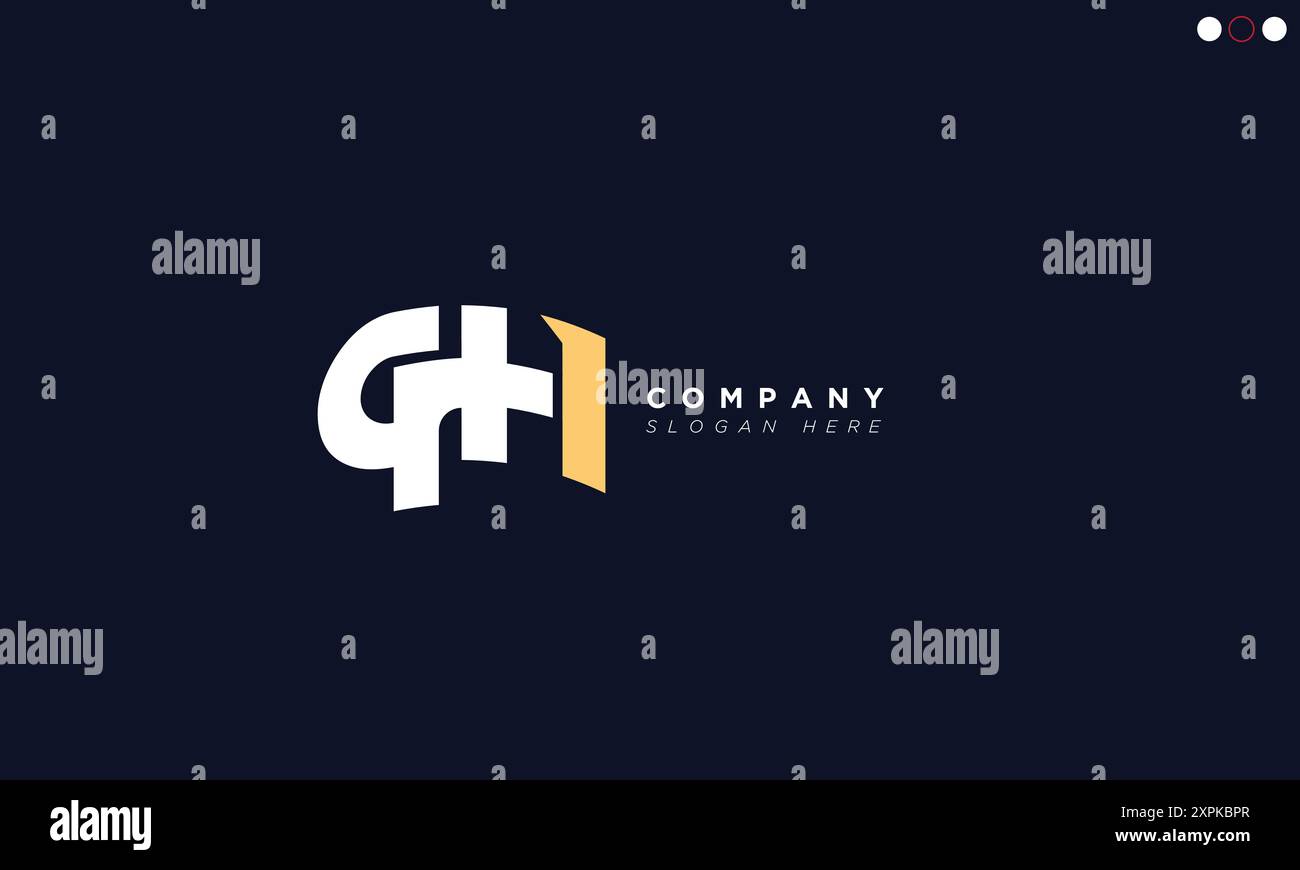 GH Alphabet letters Initials Monogram logo Stock Vector Image & Art - Alamy