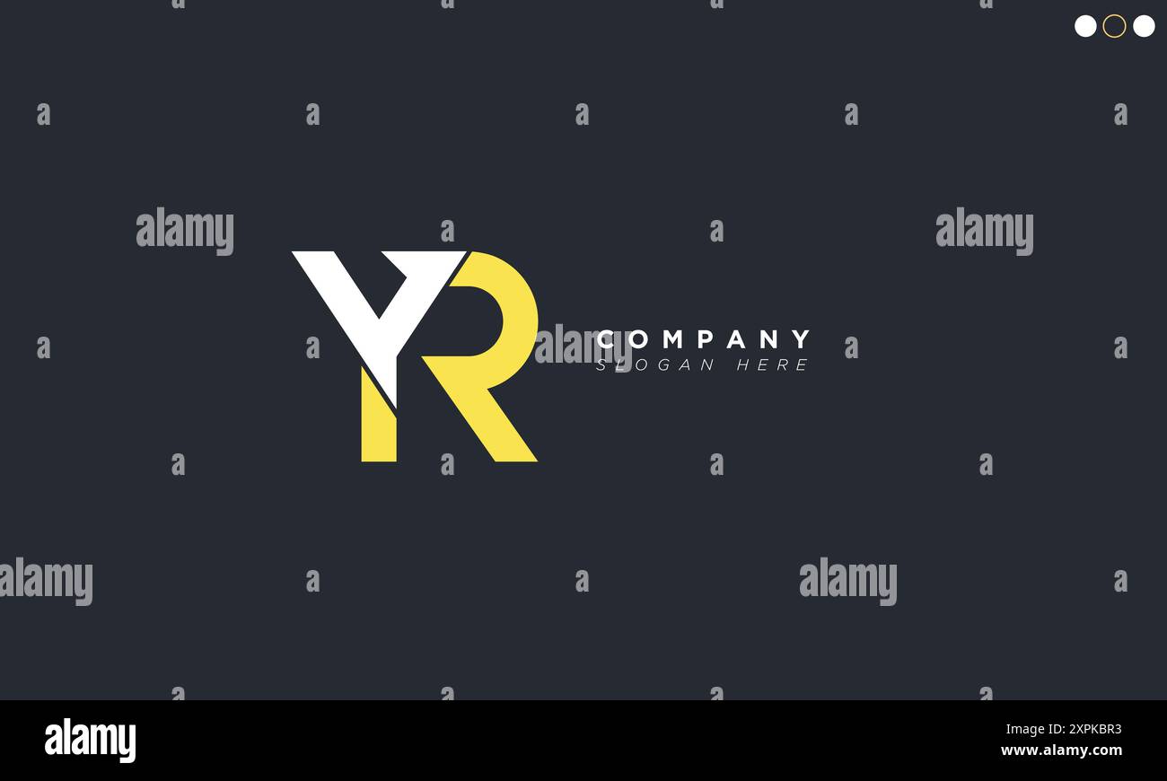 YR Alphabet letters Initials Monogram logo Stock Vector Image & Art - Alamy
