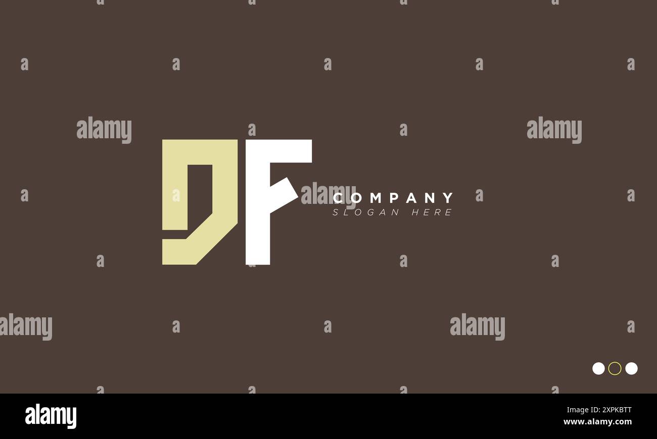 DF Alphabet letters Initials Monogram logo Stock Vector Image & Art - Alamy