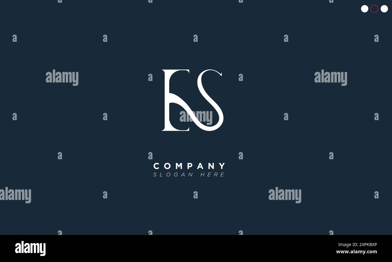 Es unique logo hi-res stock photography and images - Alamy