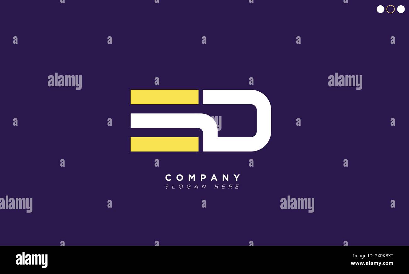 Ed font Stock Vector Images - Alamy