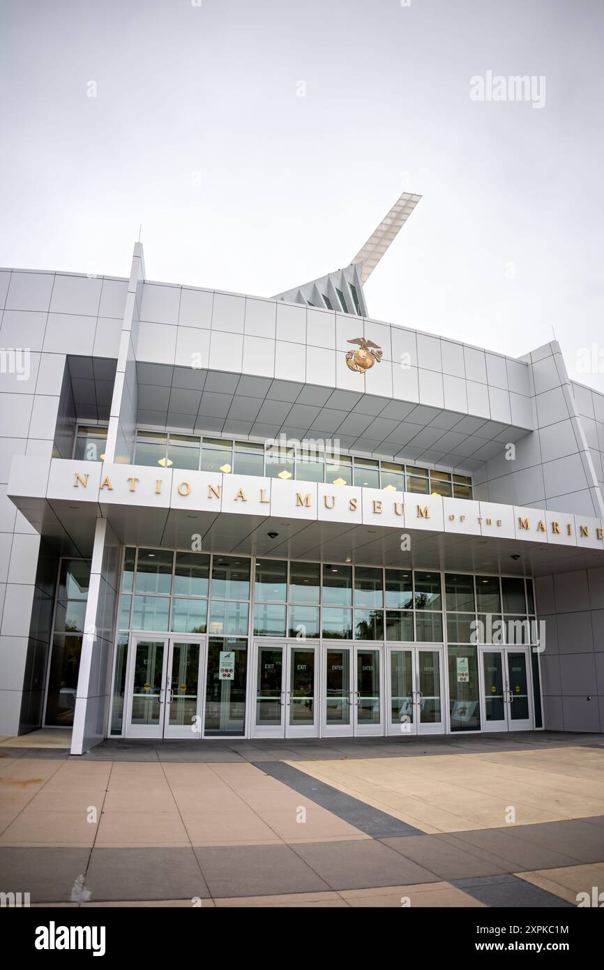 TRIANGLE, Virginia, United States — The main entrance of the National ...