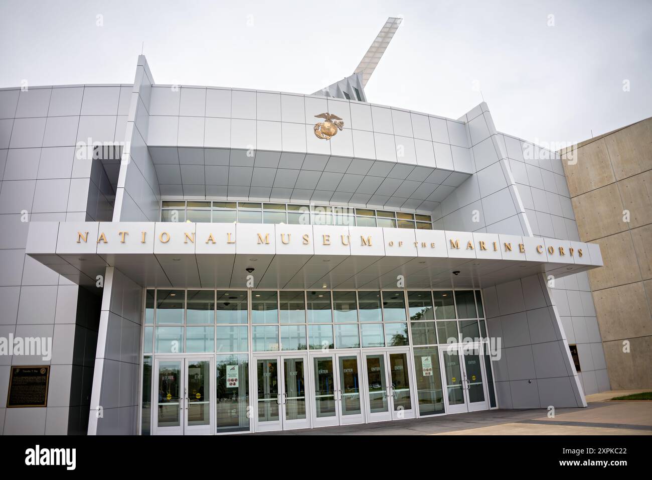 High resolution photo of national museum of the marine corps tower hi ...