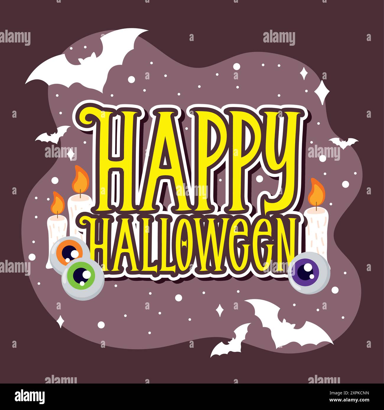Happy Halloween poster Vector Stock Vector Image & Art - Alamy