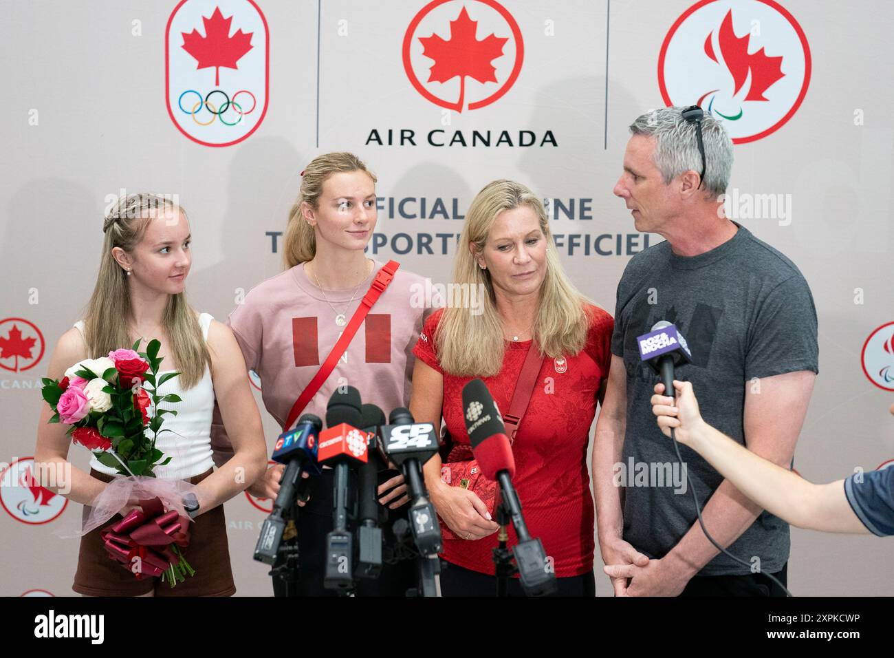 Mississauga, Canada. 06th Aug, 2024. Canadian Olympic Swimmer Summer ...