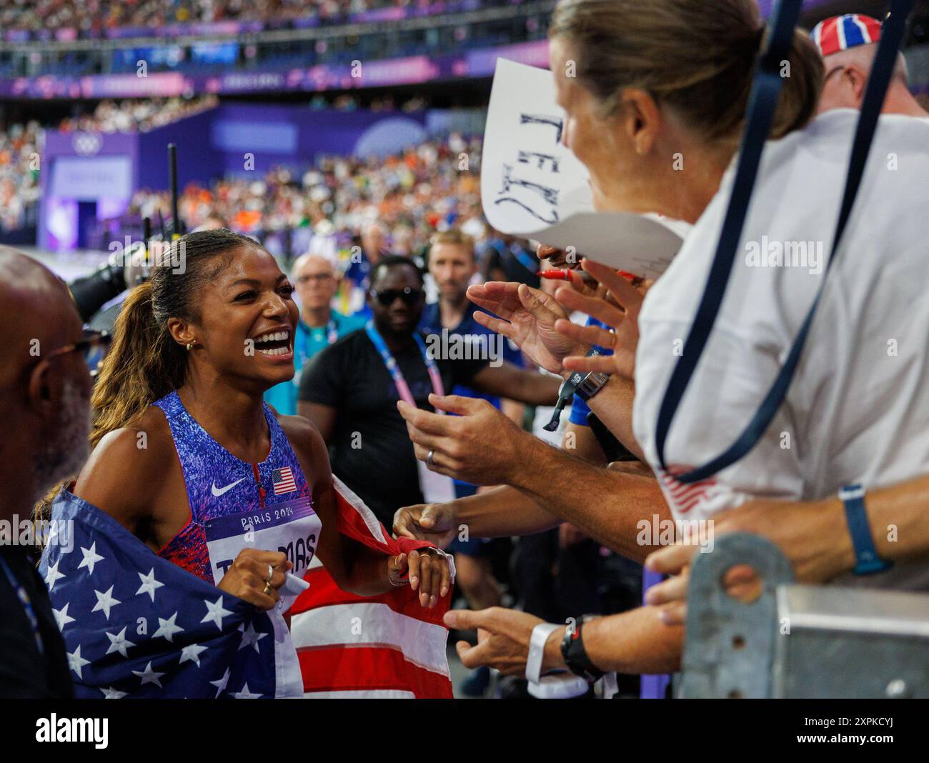 Paris, Ile de France, France. 6th Aug, 2024. Gabrielle Thomas (USA ...