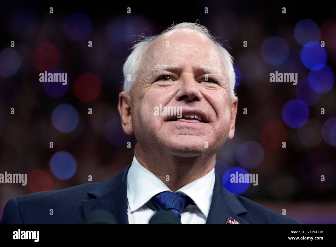 Democratic vice presidential nominee Minnesota Gov. Tim Walz appears ...