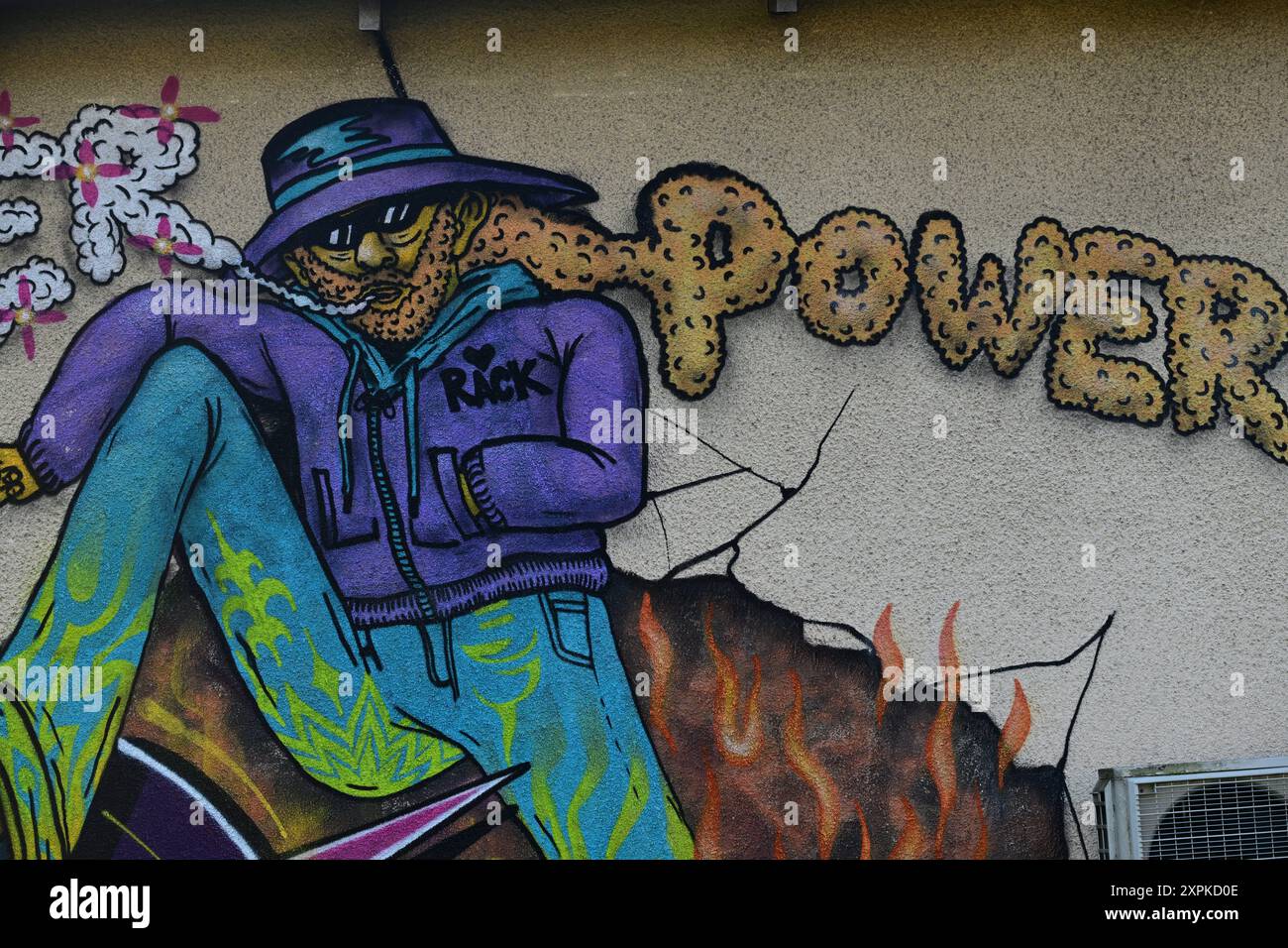 Graffiti art in Ängelholm, Sweden Stock Photo - Alamy