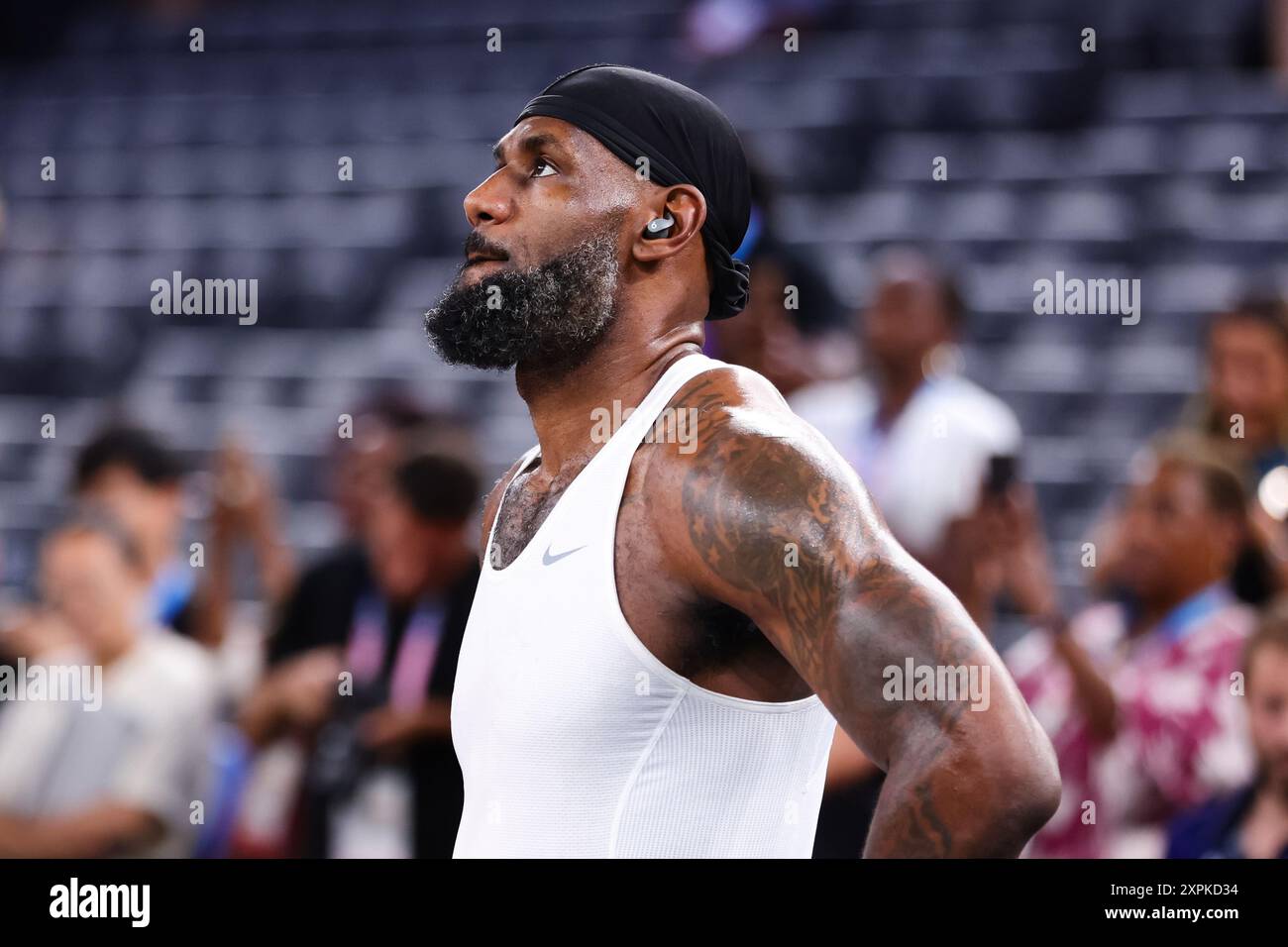 Paris, France, 6 August, 2024. Lebron James (6) of Team United States ...