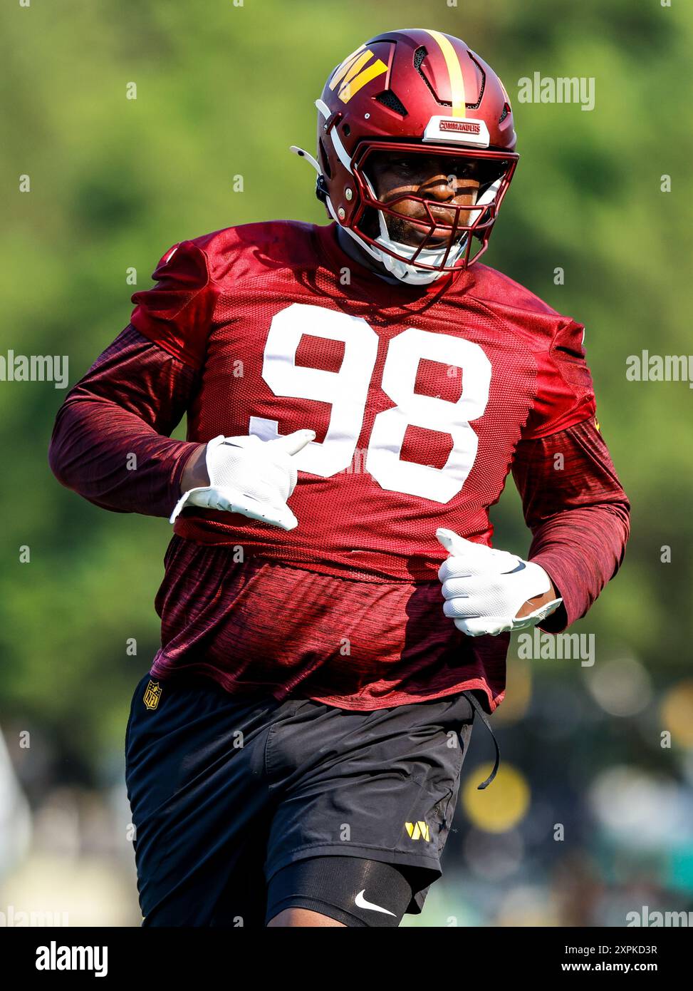 Washington Commanders defensive tackle Phidarian Mathis (98) during ...
