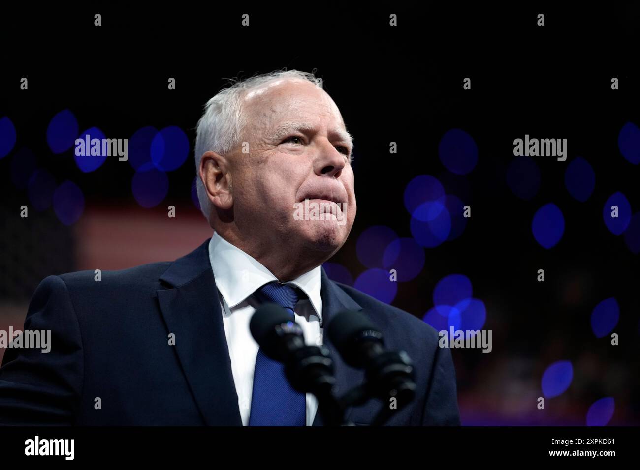 Democratic vice presidential nominee Minnesota Gov. Tim Walz appears ...