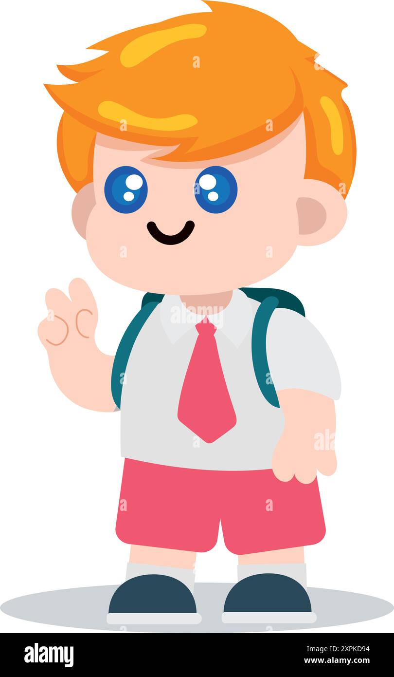 Boy cartoon character Student Vector Stock Vector Image & Art - Alamy