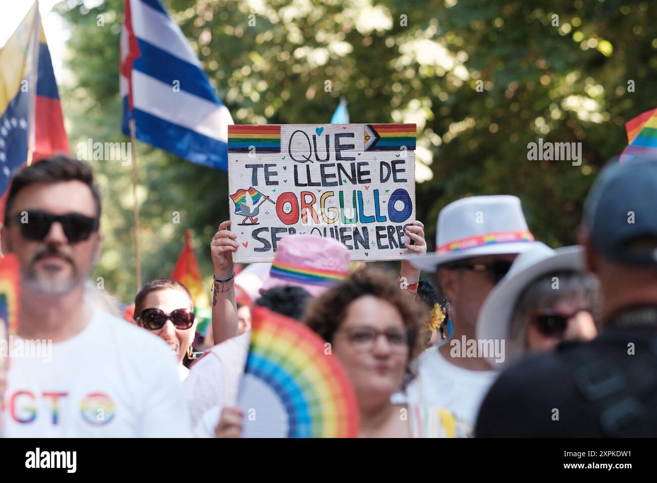 Pride 2024 parade In Madrid Featuring: Atmosphere Where: Madrid, Spain ...