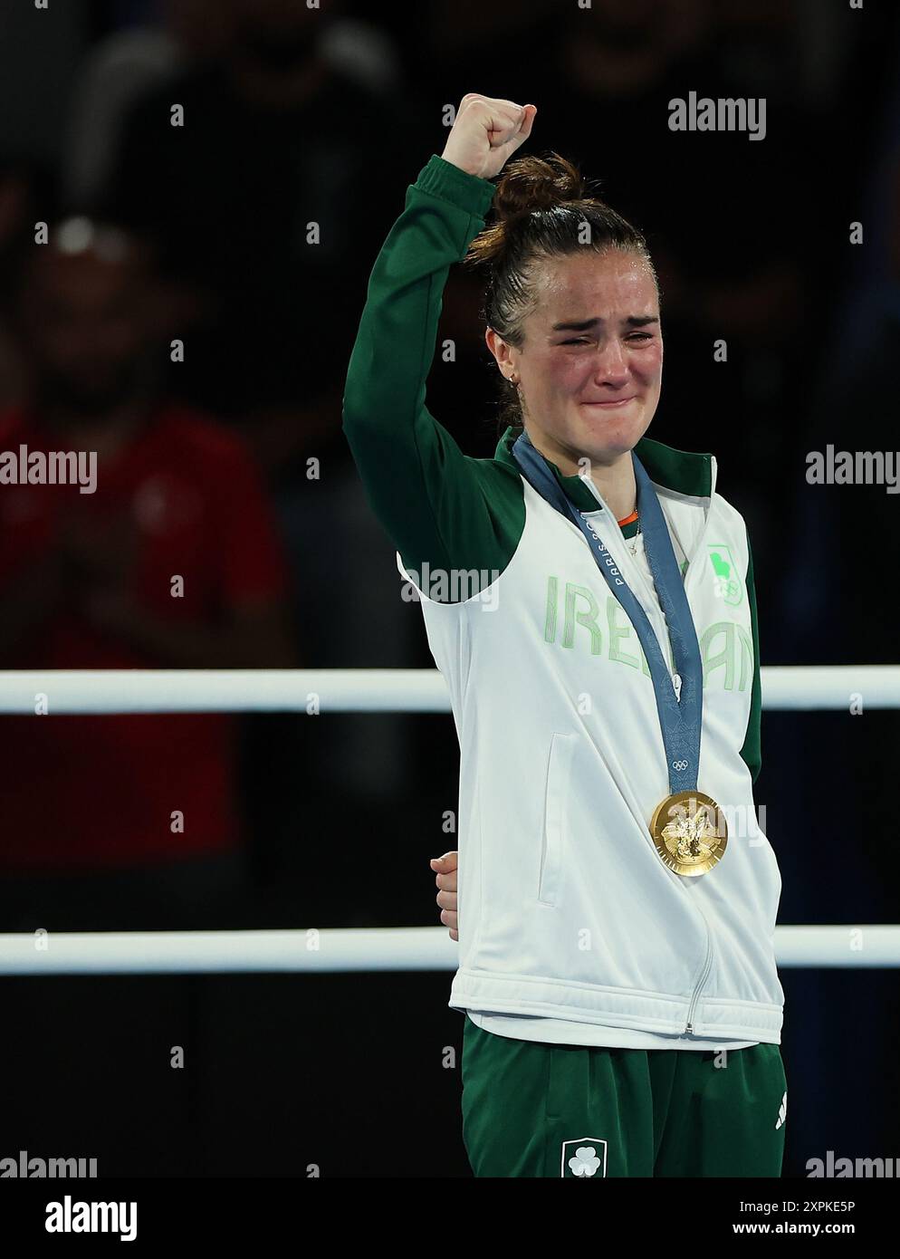 Paris, France. 6th Aug, 2024. Gold medalist Kellie Harrington of ...
