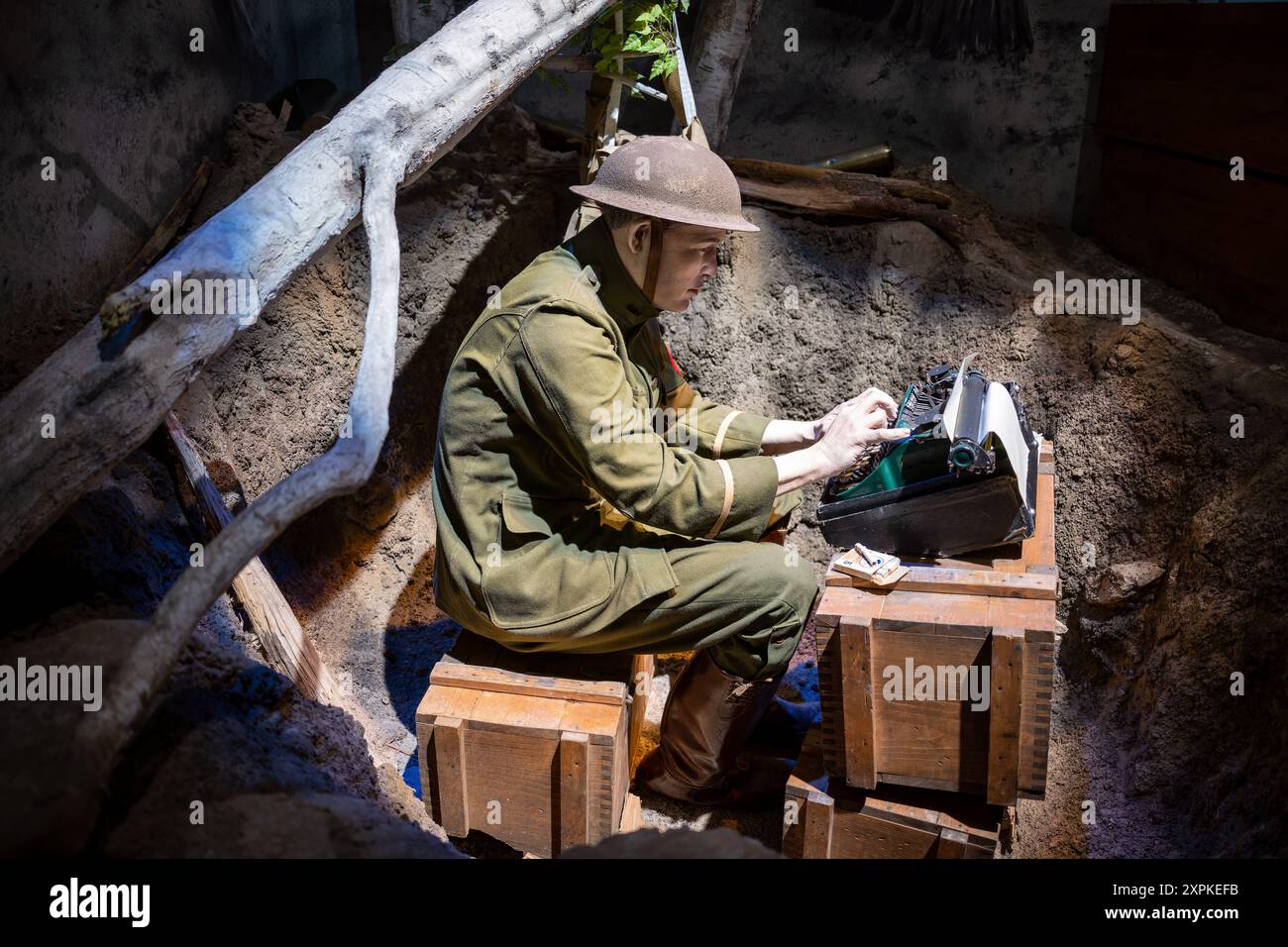 Wwi combat correspondent exhibit hi-res stock photography and images ...