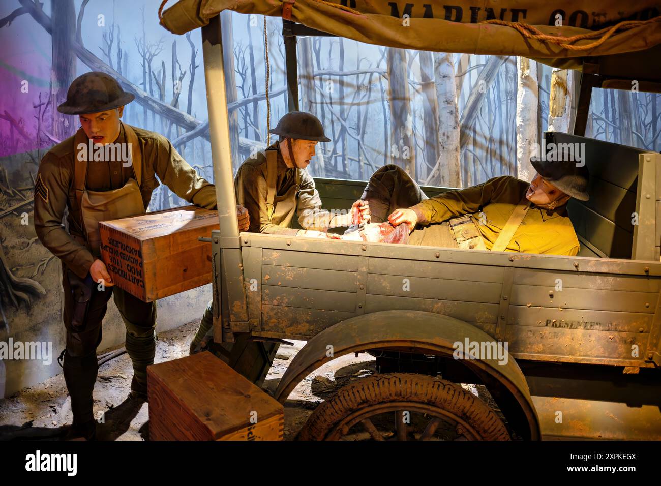 Field ambulance model t truck exhibit hi-res stock photography and ...