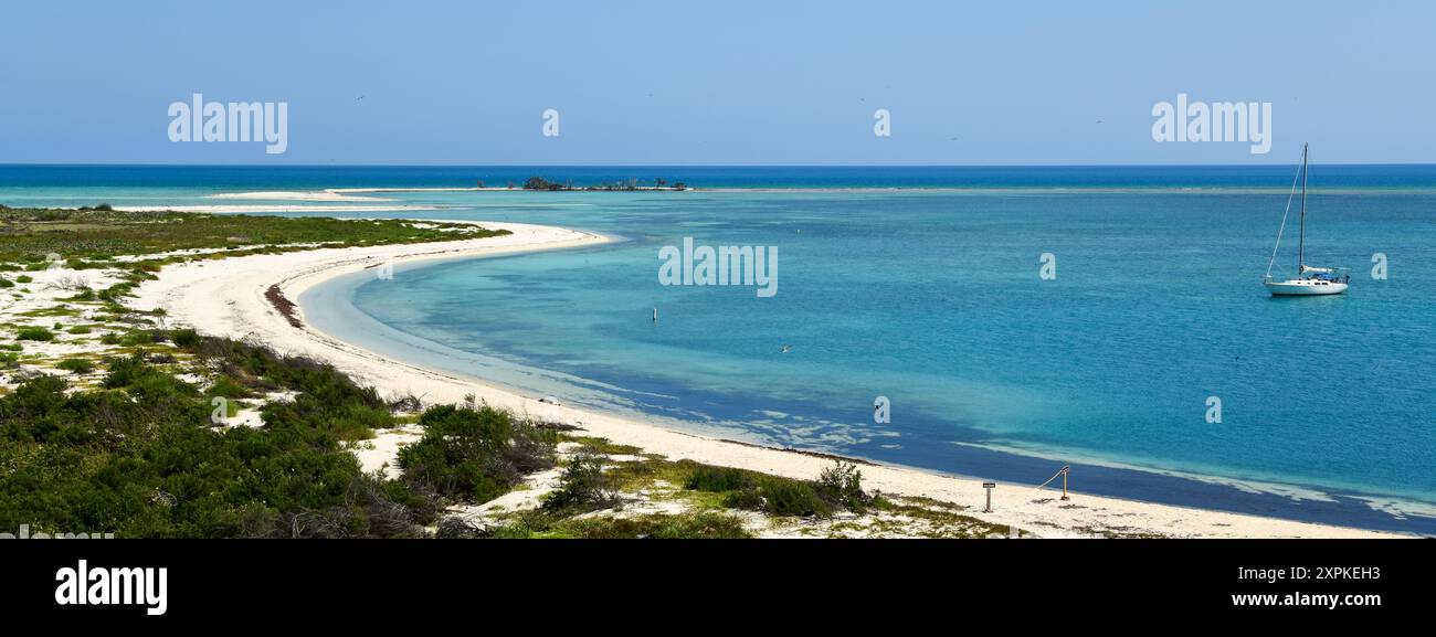 Beach at Dry Tortugas, Florida Stock Photo - Alamy