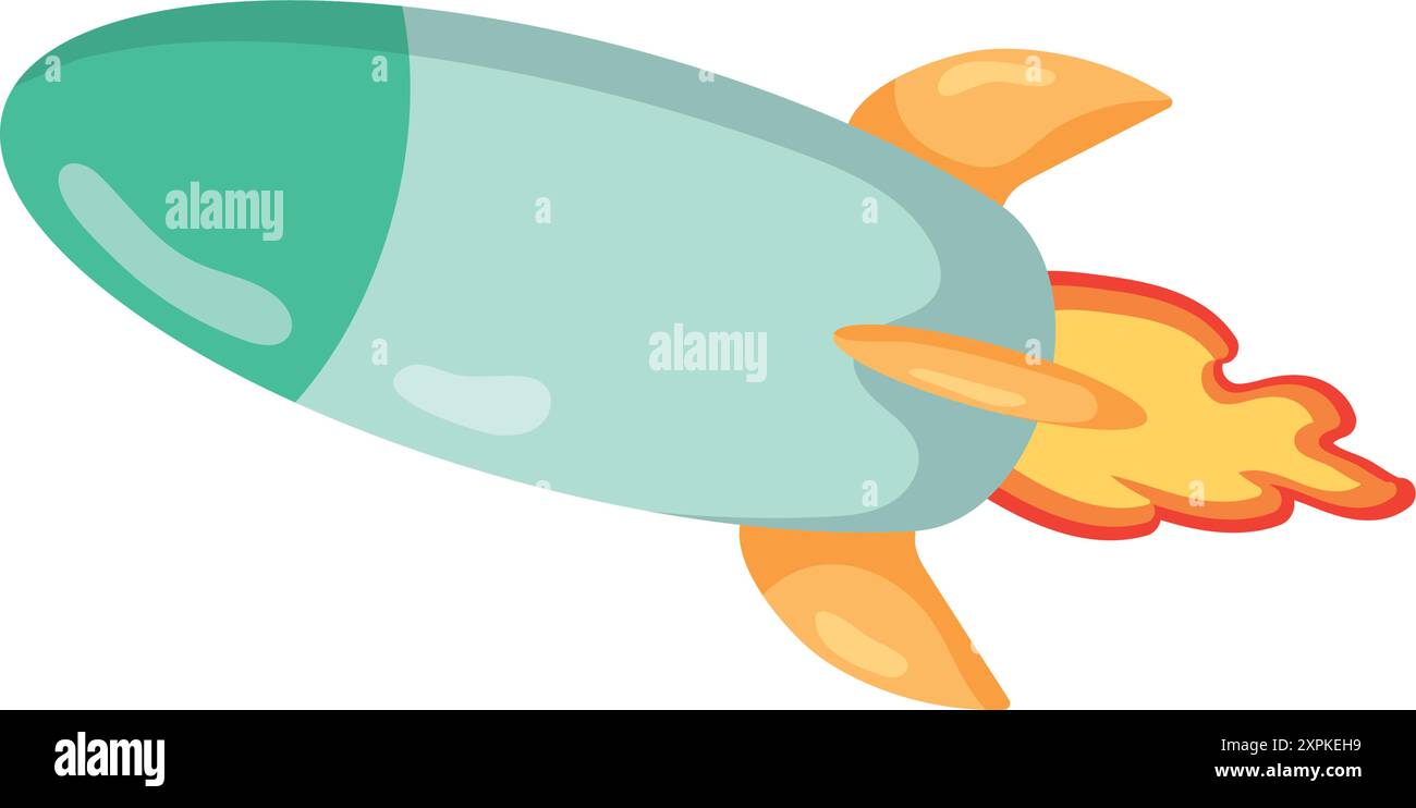 Space ship children drawing Cut Out Stock Images & Pictures - Alamy