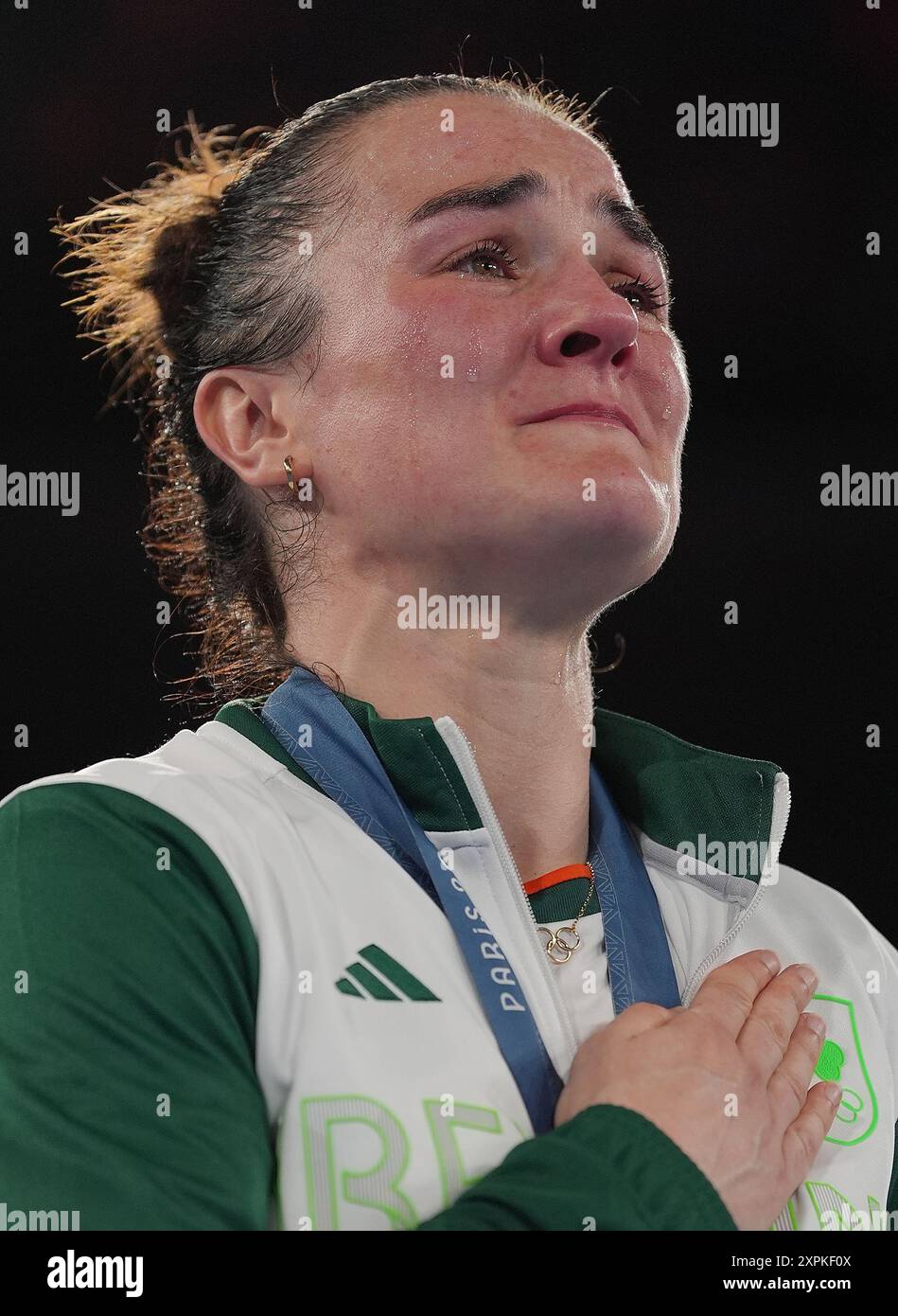 Paris, France. 6th Aug, 2024. Gold medalist Kellie Harrington of ...