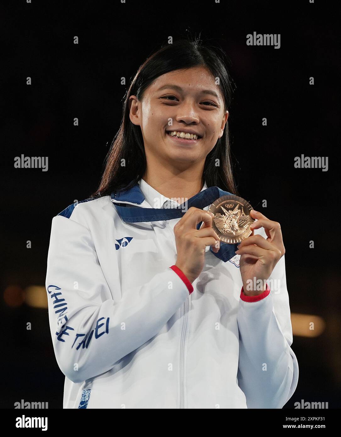 Paris, France. 6th Aug, 2024. Bronze medalist Wu Shih Yi of Chinese ...