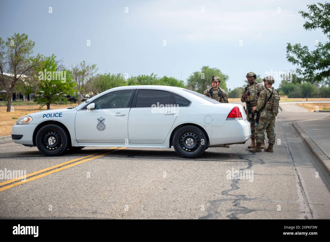 U.S. Air Force Airmen, assigned to the 366th Security Forces Squadron ...