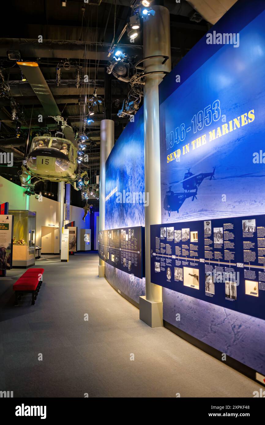 Marine corps history timeline exhibit hi-res stock photography and ...