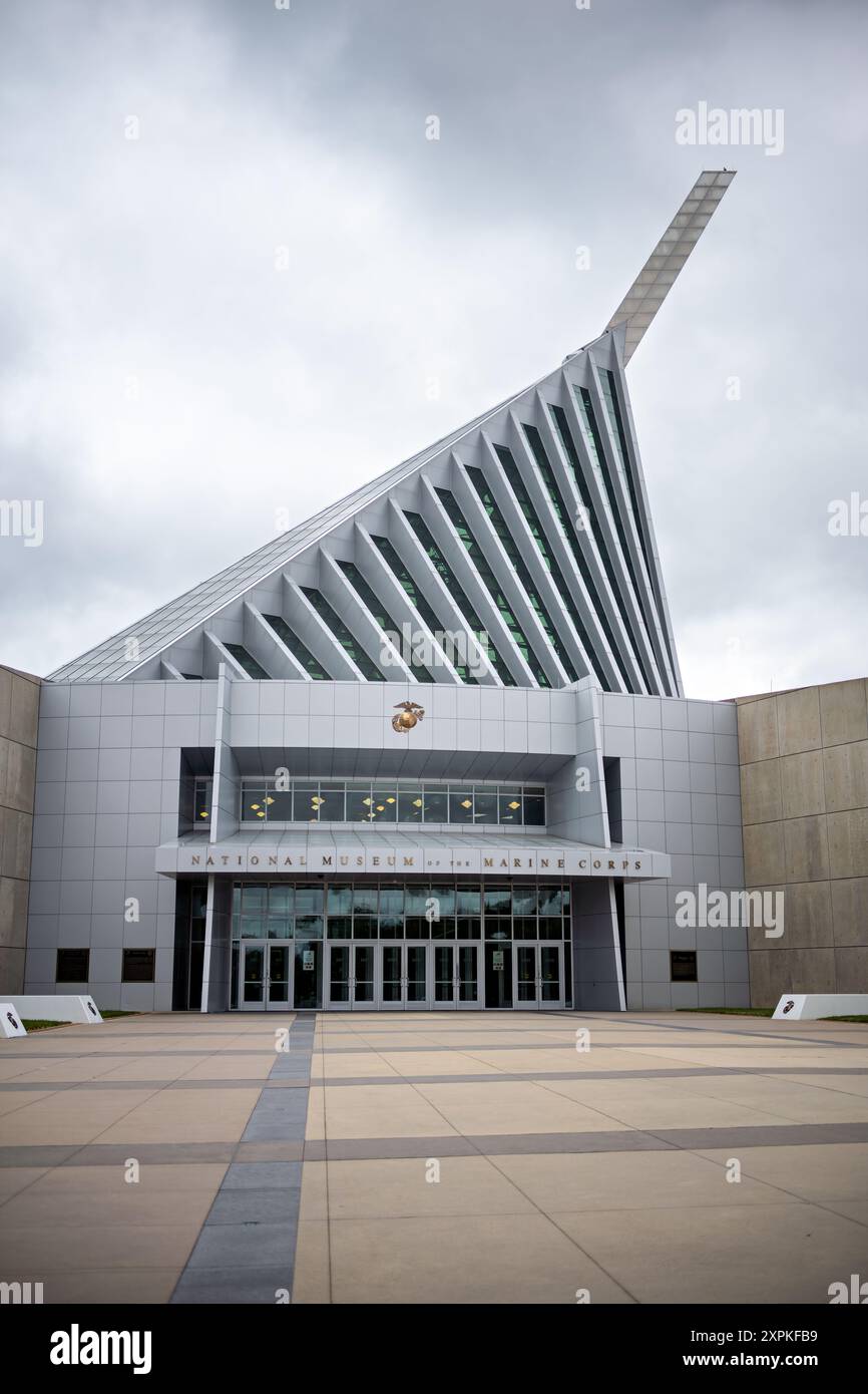 High resolution photo of national museum of the marine corps tower hi ...