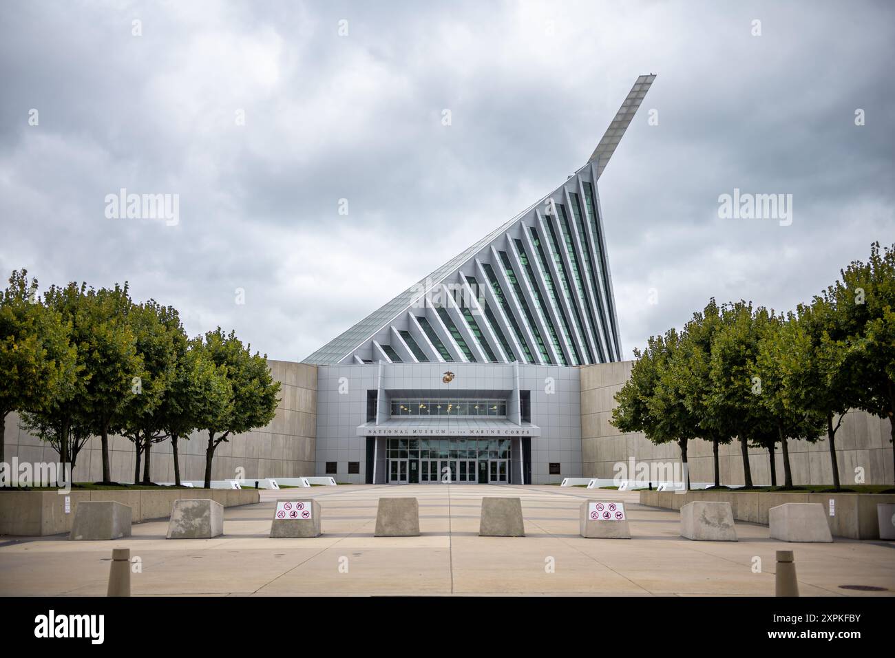 TRIANGLE, Virginia, United States — The distinctive tower of the ...