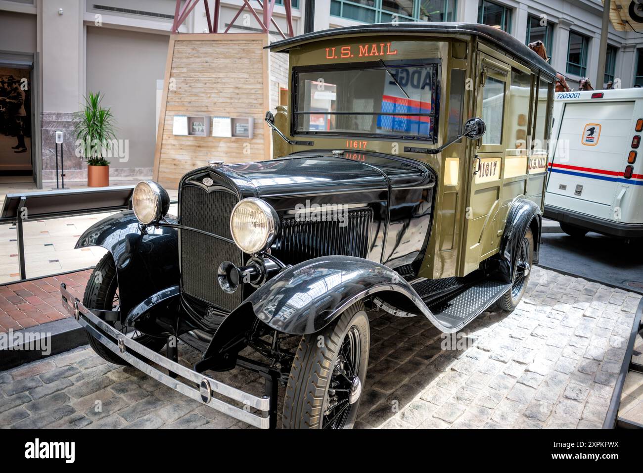 High resolution photo of 1931 ford model a mail truck hi-res stock ...