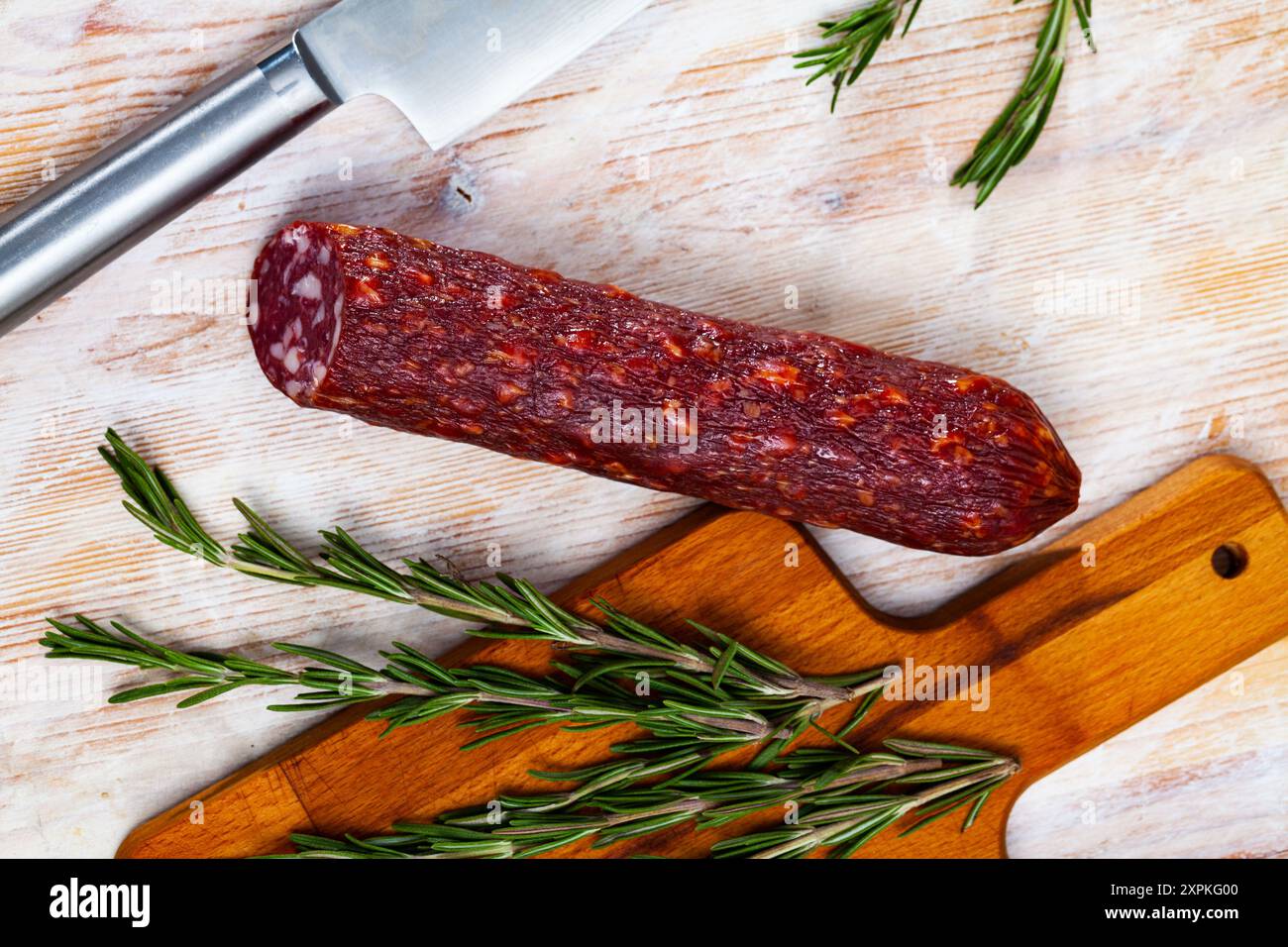 Braunschweiger sausage, traditional german sausage Stock Photo - Alamy